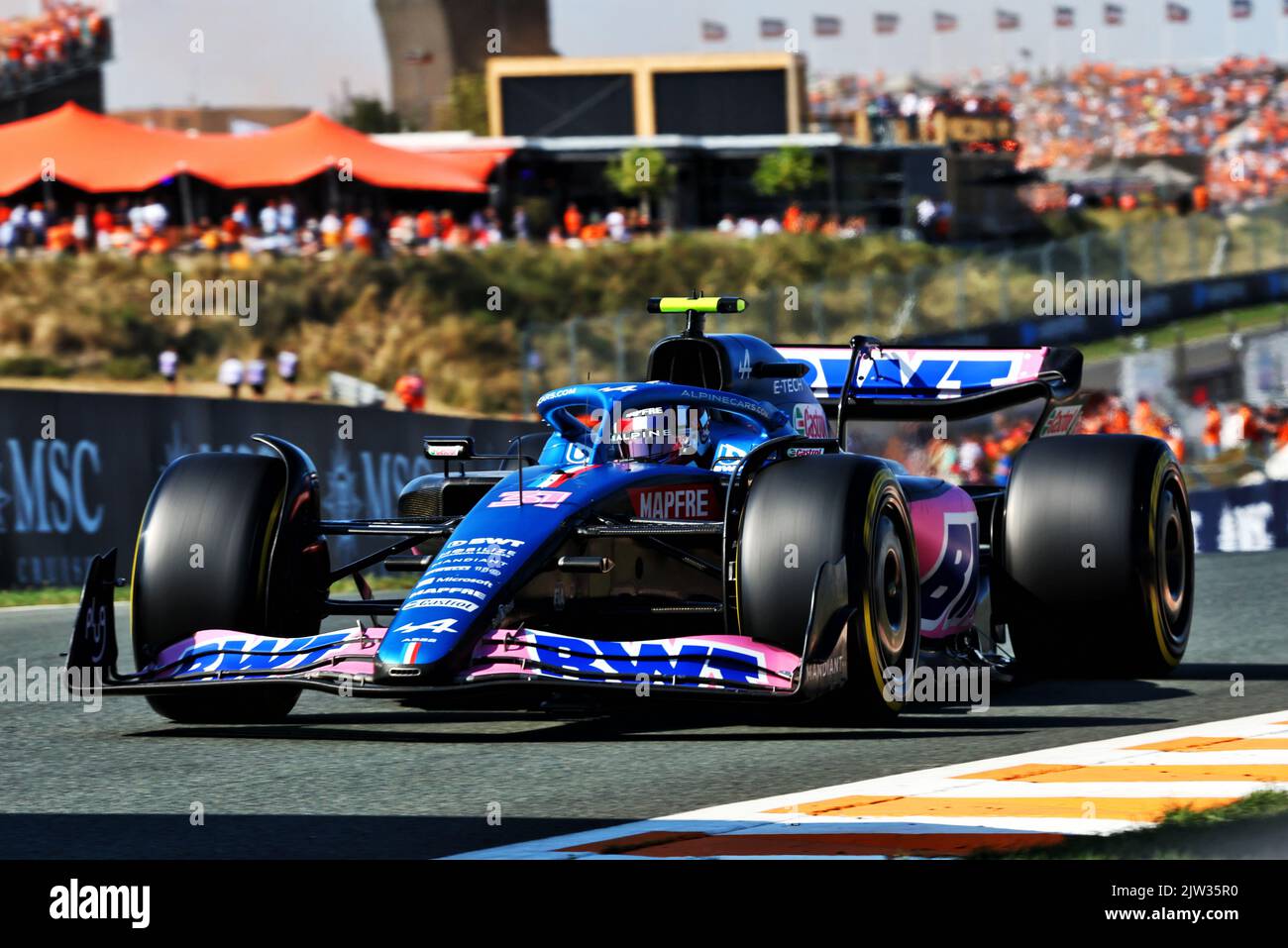 Esteban Ocon (FRA) Alpine F1 Team A522. 03.09.2022. Formula 1 World Championship, Rd 14, Dutch ...