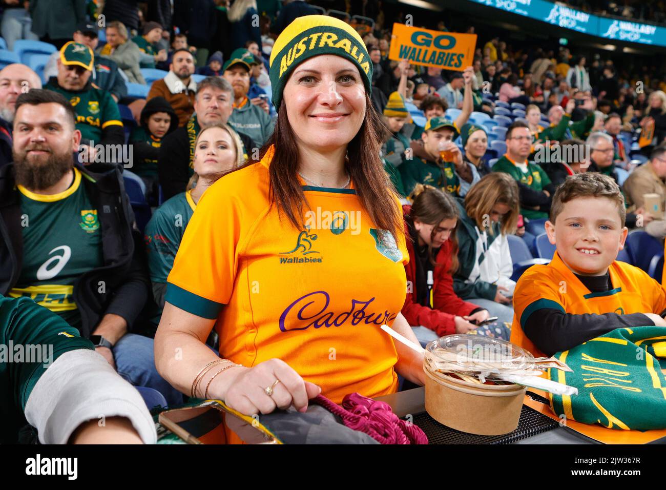 Springbok rugby fans stadium hi-res stock photography and images - Alamy