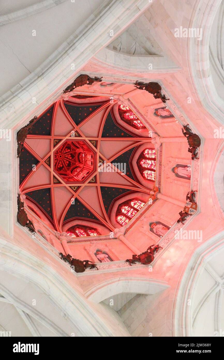 Chapel ceiling, Mount Stuart, Isle of Bute, Scotland Stock Photo - Alamy