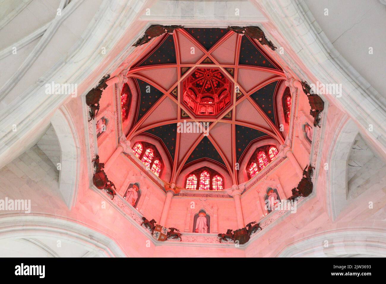 Chapel ceiling, Mount Stuart, Isle of Bute, Scotland Stock Photo - Alamy