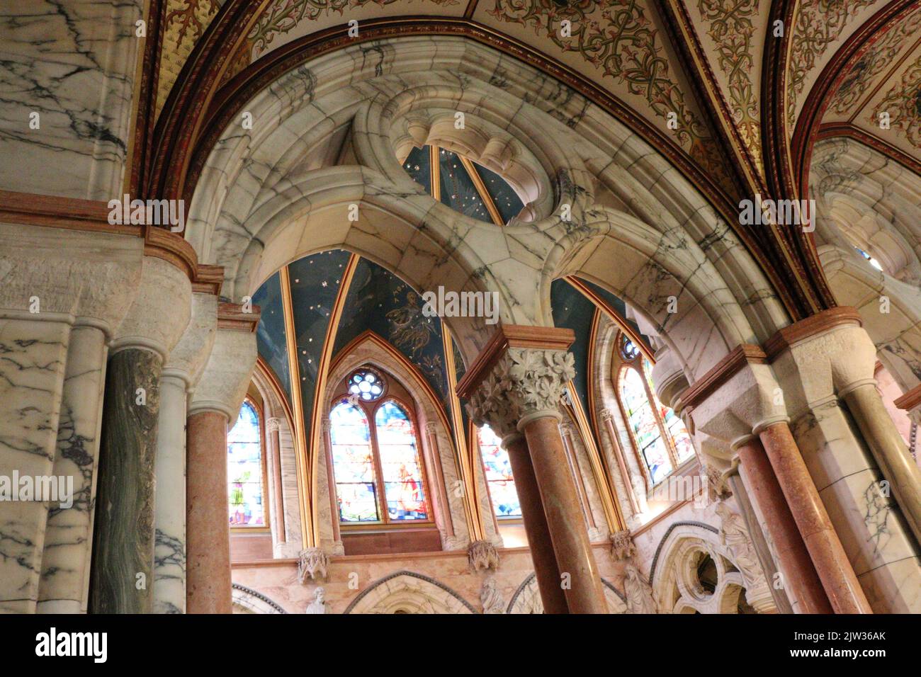 Arched ceilings, Mount Stuart, Isle of Bute, Scotland Stock Photo - Alamy