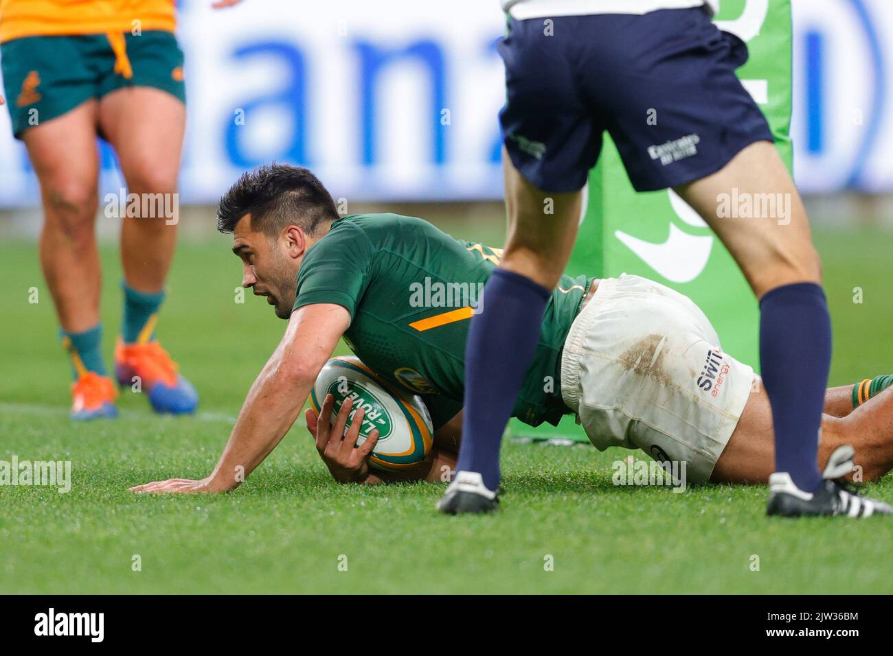 Sydney, Australia. 03rd Sep, 2022. Damian de Allende of Springboks ...