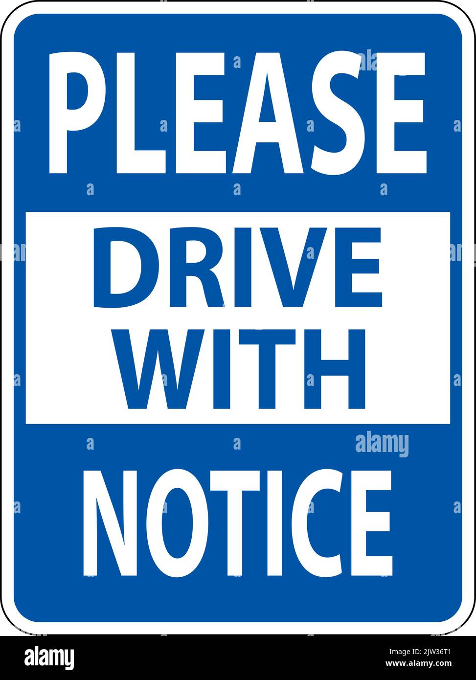 Red white slow please sign hi-res stock photography and images - Alamy