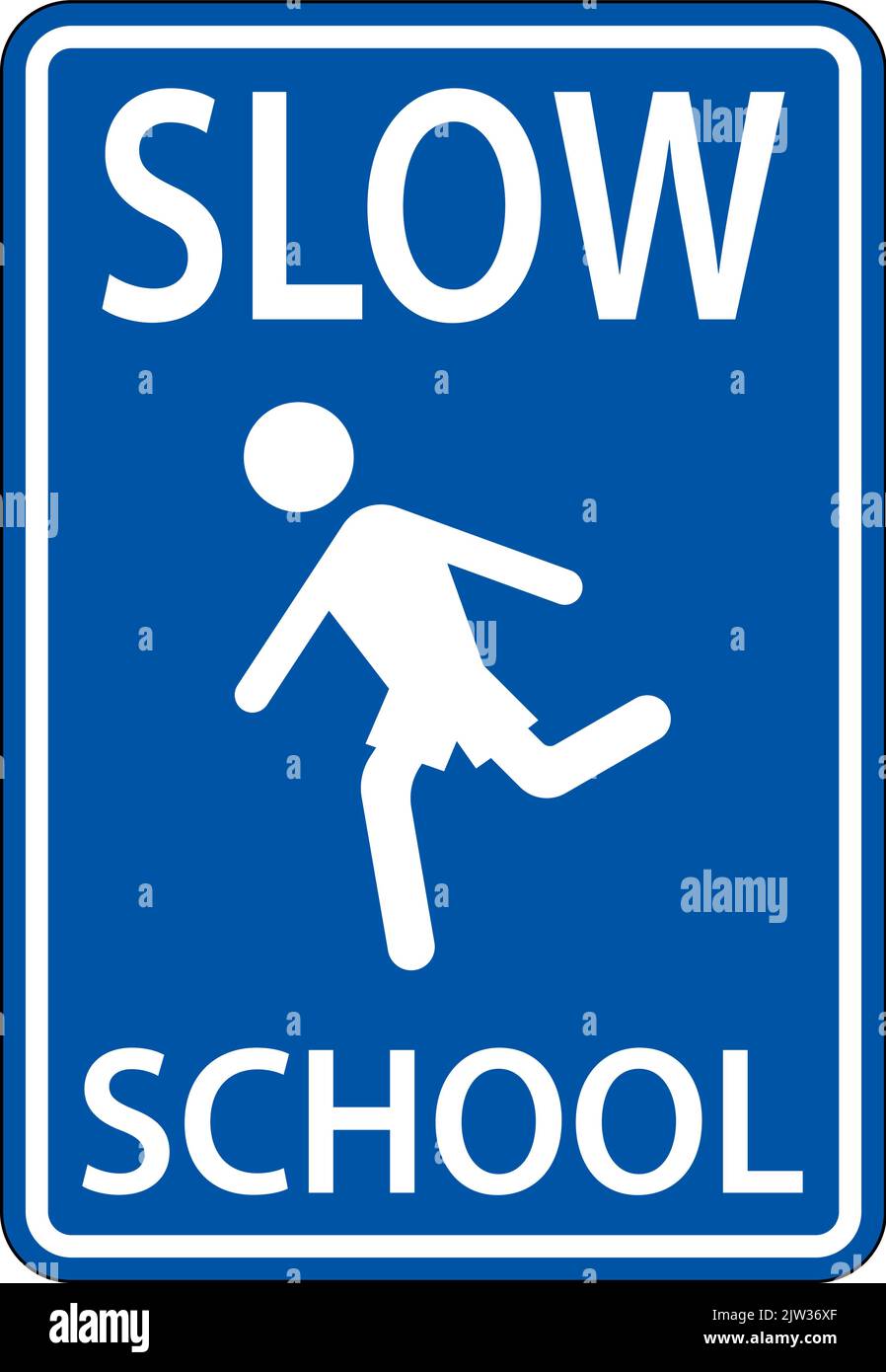 Drive slow sign Stock Vector Images - Alamy