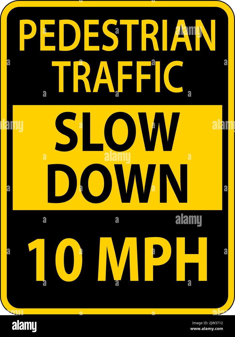 10 mph sign Stock Vector Images - Alamy