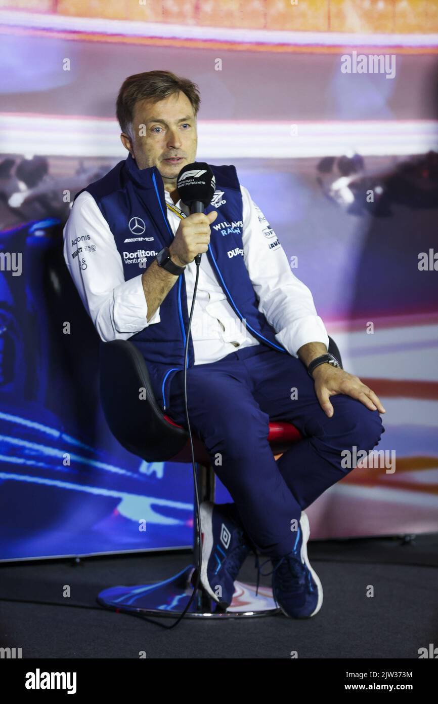 CAPITO Jost, Chief Executive Officer of Williams Racing, portrait, team ...