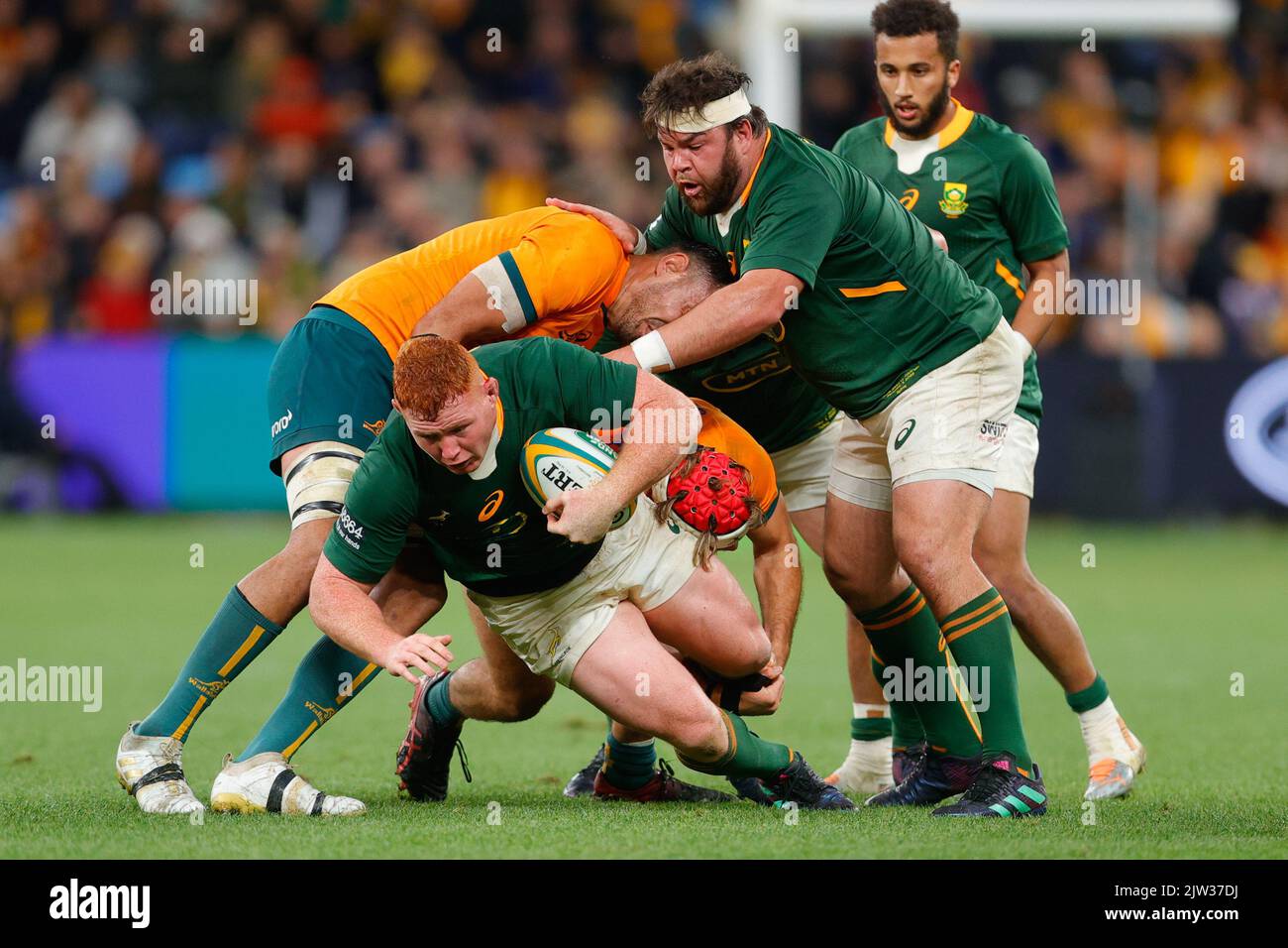 Sydney, Australia. 03rd Sep, 2022. Steven Kitshoff of Springboks runs ...