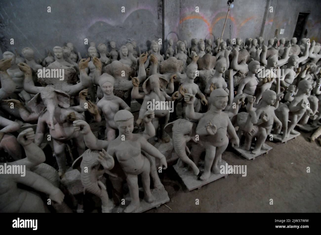 Delhi, India. 3rd Sep, 2022. The sculptor started making hundreds of ...