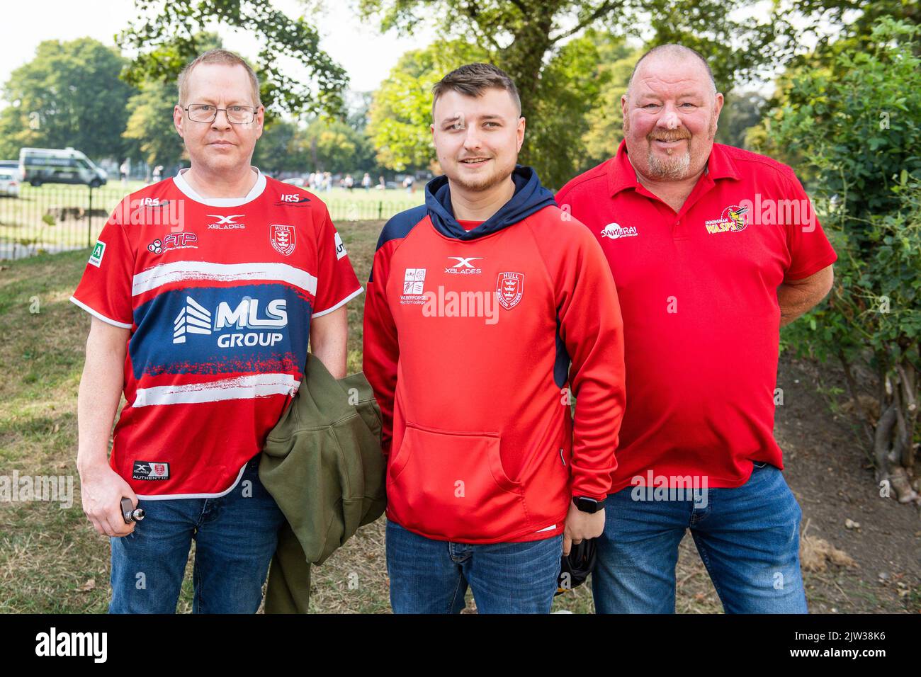 Hull KR fans begin to arrive at the MKM Stadium ahead of the Hull Derby ...