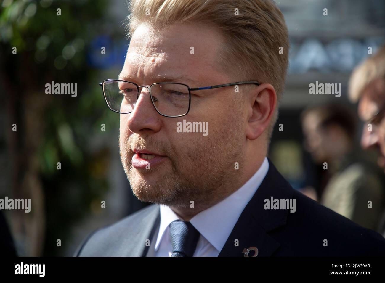 Moscow, Russia. 3rd of September, 2022. Yabloko political party ...