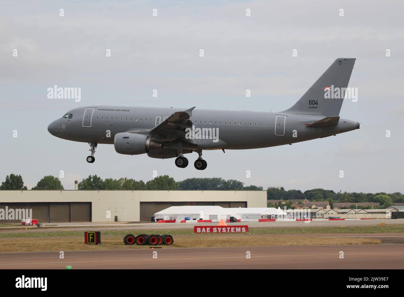 604, an Airbus A319-112 operated by the Hungarian Air Force (HunAF ...