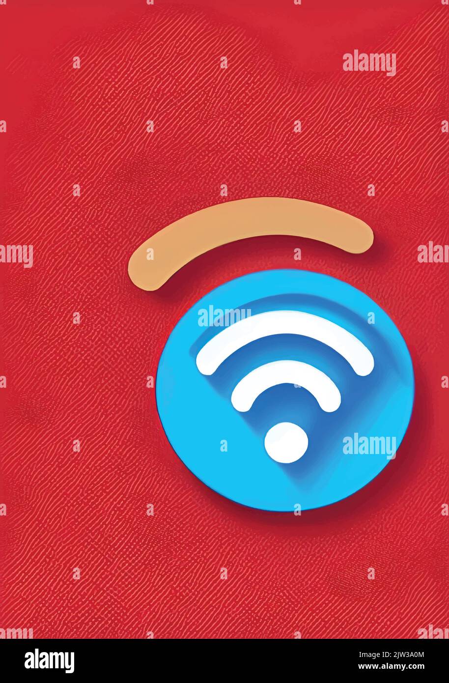 wireless network icon. radio waves fanning in the outward direction ...