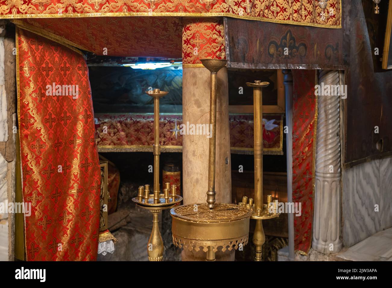 Holy Church Of The Nativity, Bethlehem, Believed to be the birth of ...