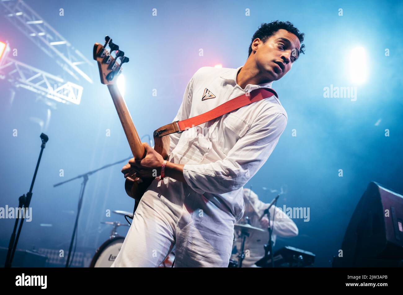 Northumberland, UK. 02nd Sep, 2022. Warmduscher perform onstage at ...