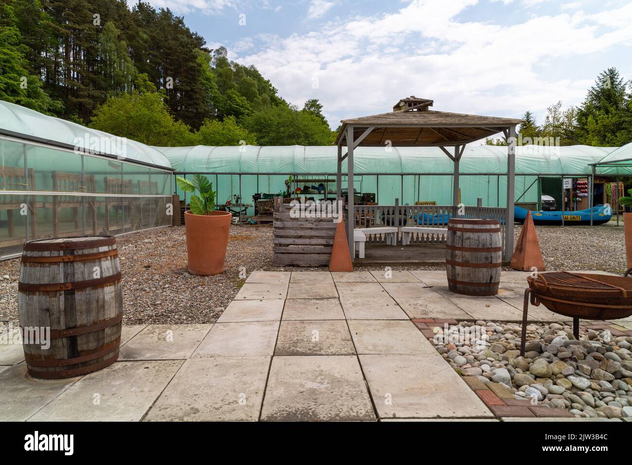 Nae Limits, Pitlochry Stock Photo - Alamy
