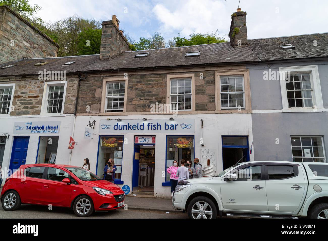 Dunkeld Fish Bar, Dunkeld Stock Photo - Alamy