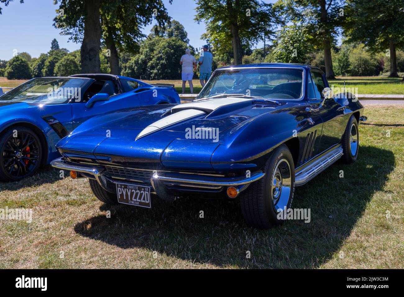 1966 Corvette Sting Ray Coupe on display at the American Auto Club ...