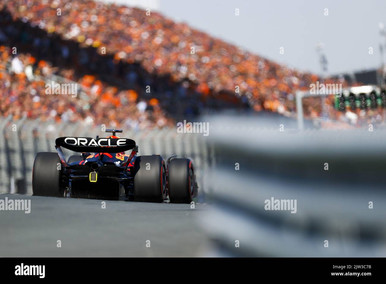ZANDVOORT - Max Verstappen (Oracle Red Bull Racing) during qualifying ...