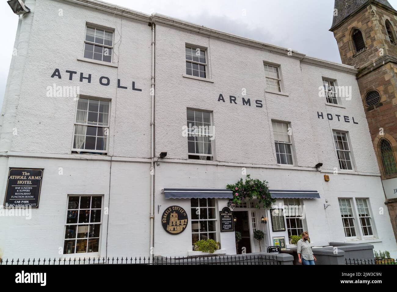 Atholl Arms Hotel, Dunkeld Stock Photo - Alamy