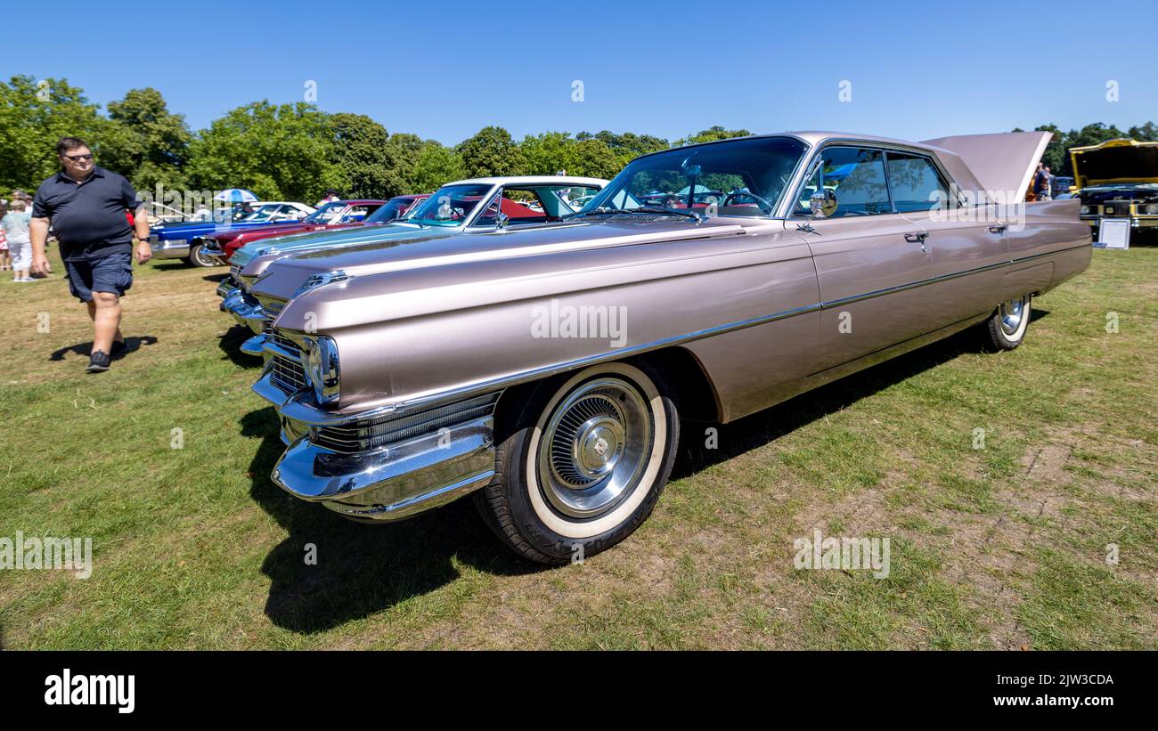 1963 Cadillac Sedan de Ville, on display at the American Auto Club ...