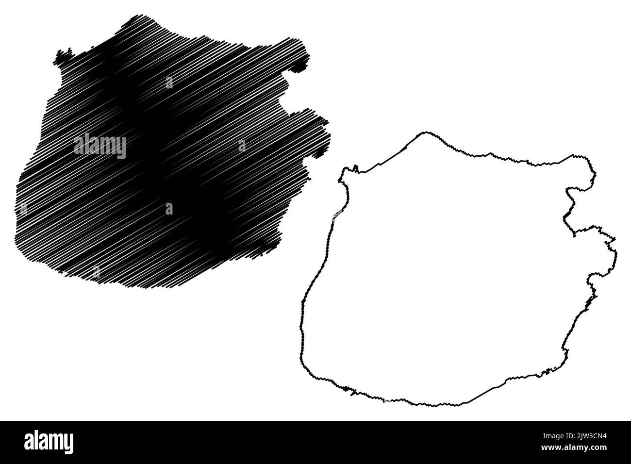 Saba island (Kingdom of the Netherlands, Caribbean Netherlands, Cenrtal ...