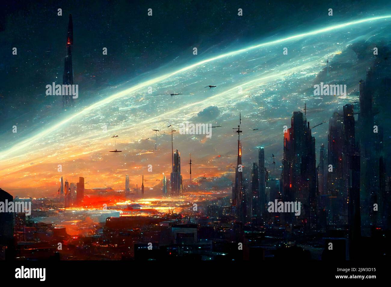 Dystopian high rise hi-res stock photography and images - Alamy