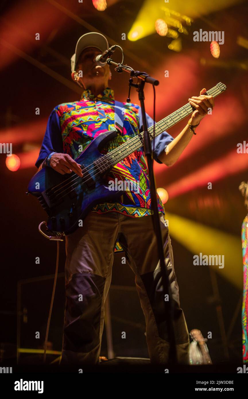 Colombian band Aterciopelados performs live during Vive Latino 2022 ...