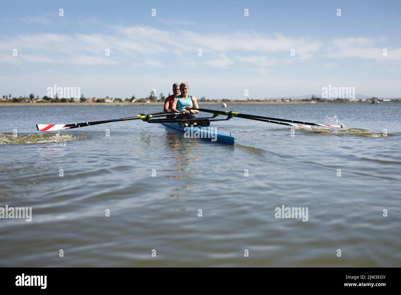 Rowing boat couple hi-res stock photography and images - Alamy