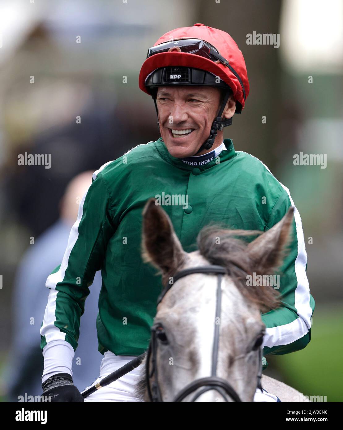 Jockey Frankie Dettori after finishing second in the Get Daily Rewards ...