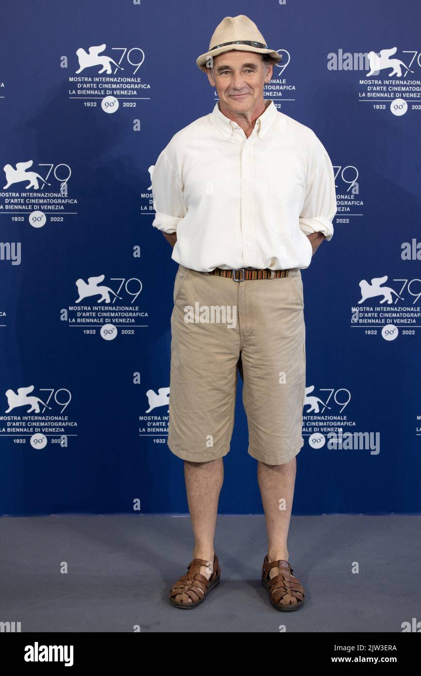 Mark Rylance attends the photocall for "Bones And All" at the 79th ...