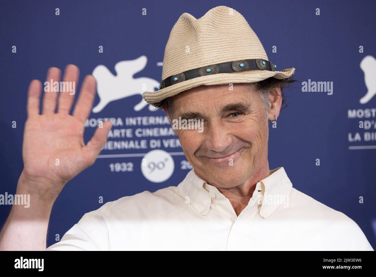 Mark Rylance attends the photocall for "Bones And All" at the 79th ...