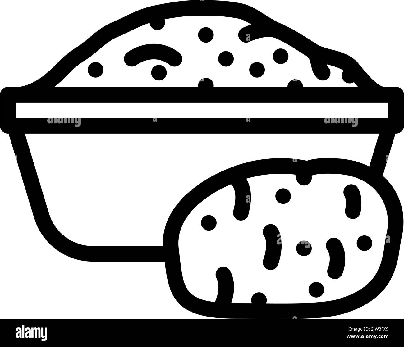 Potato starch Black and White Stock Photos & Images - Alamy