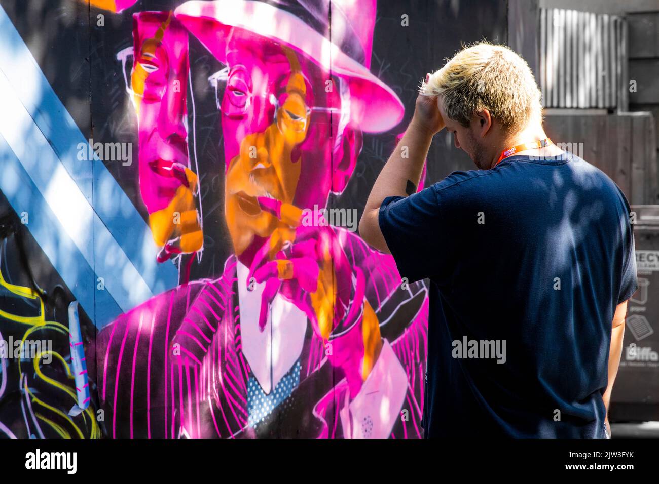 Graffiti art and artists at the Southend City Jam Street Art Festival ...