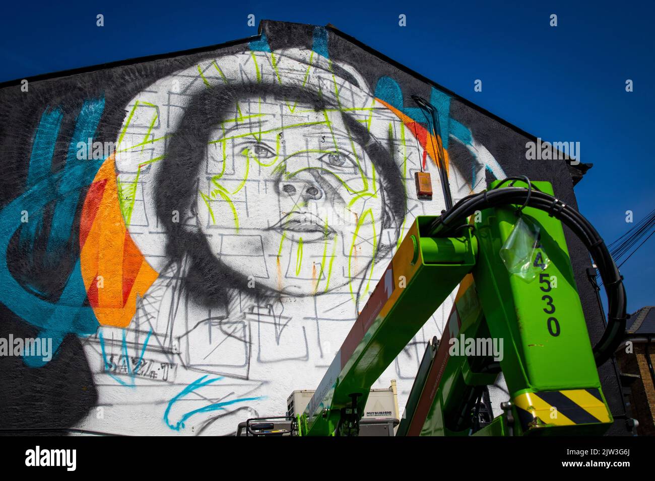 Graffiti art and artists at the Southend City Jam Street Art Festival ...