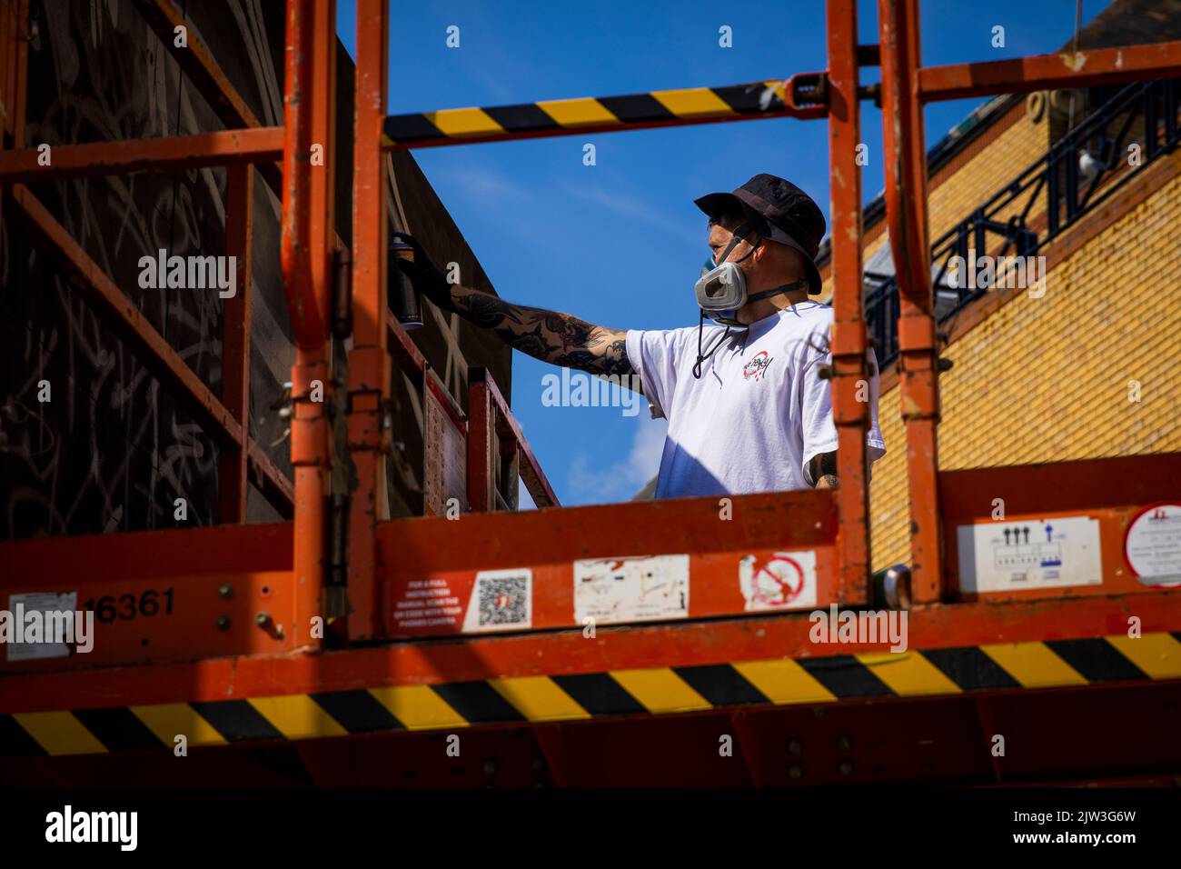 Graffiti art and artists at the Southend City Jam Street Art Festival ...