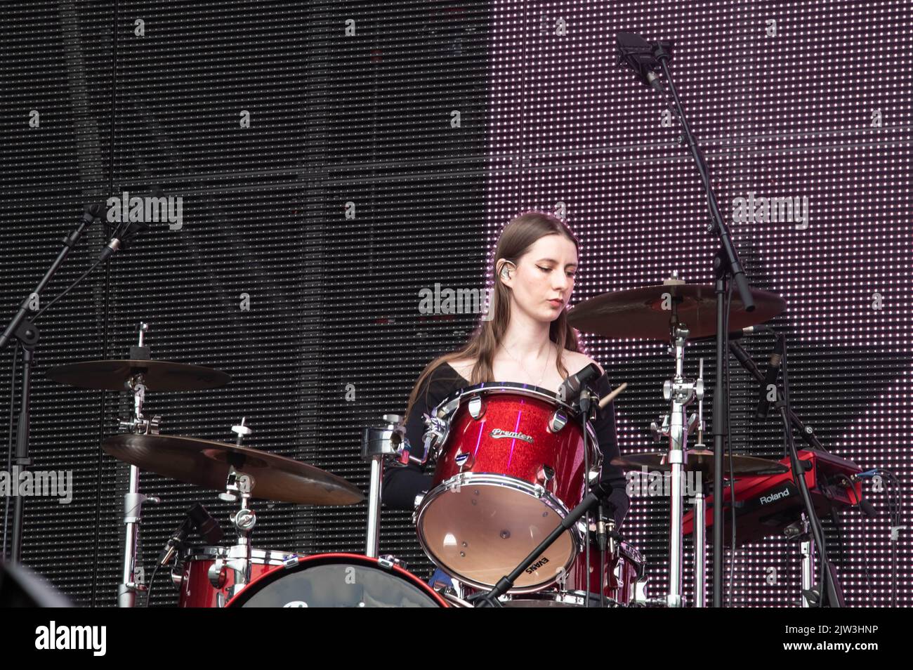 CHLOE MORIONDO performing at the Connect Festival Royal Highland Centre ...