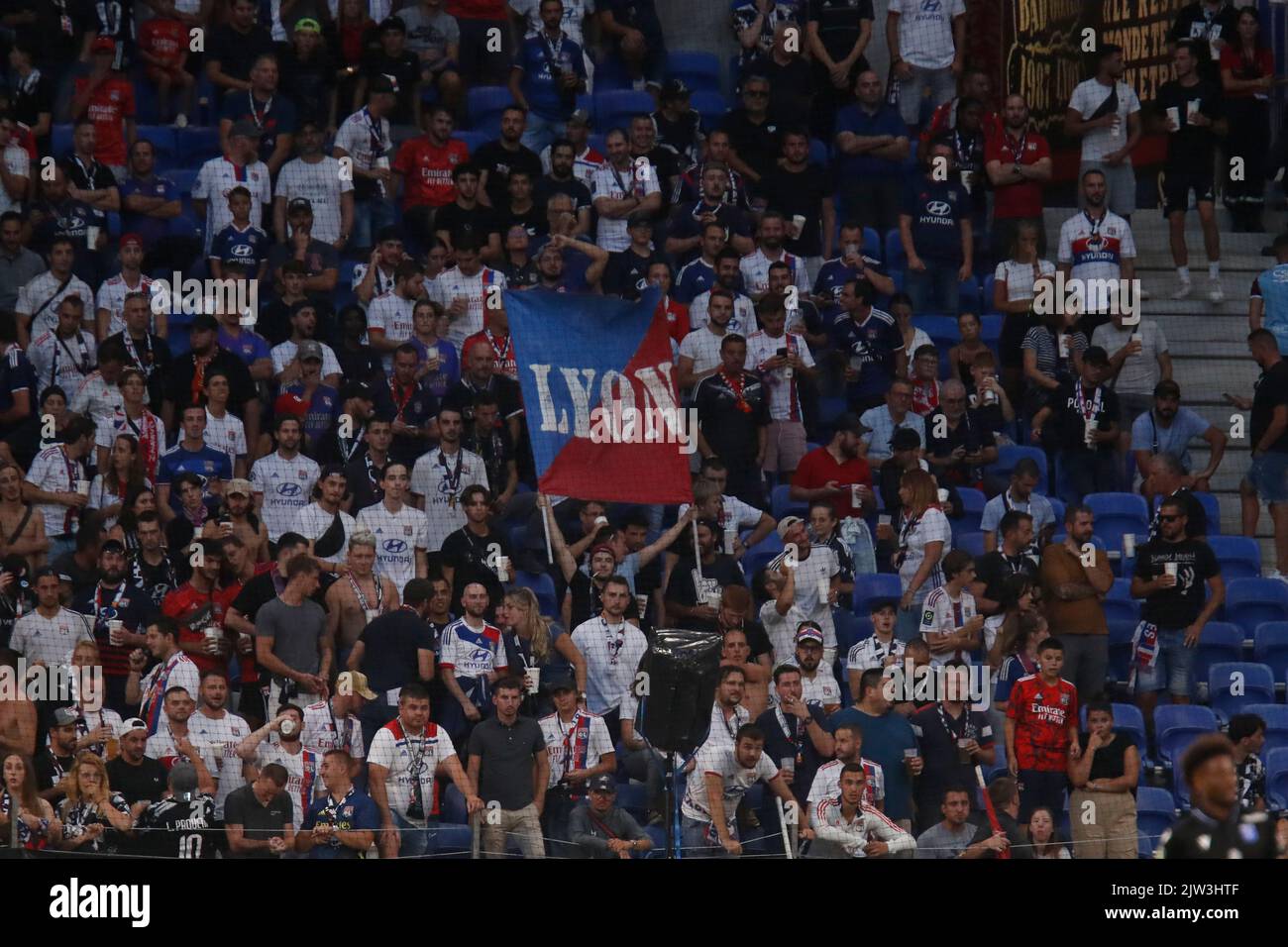 Olympique lyonnais flag hi-res stock photography and images - Alamy
