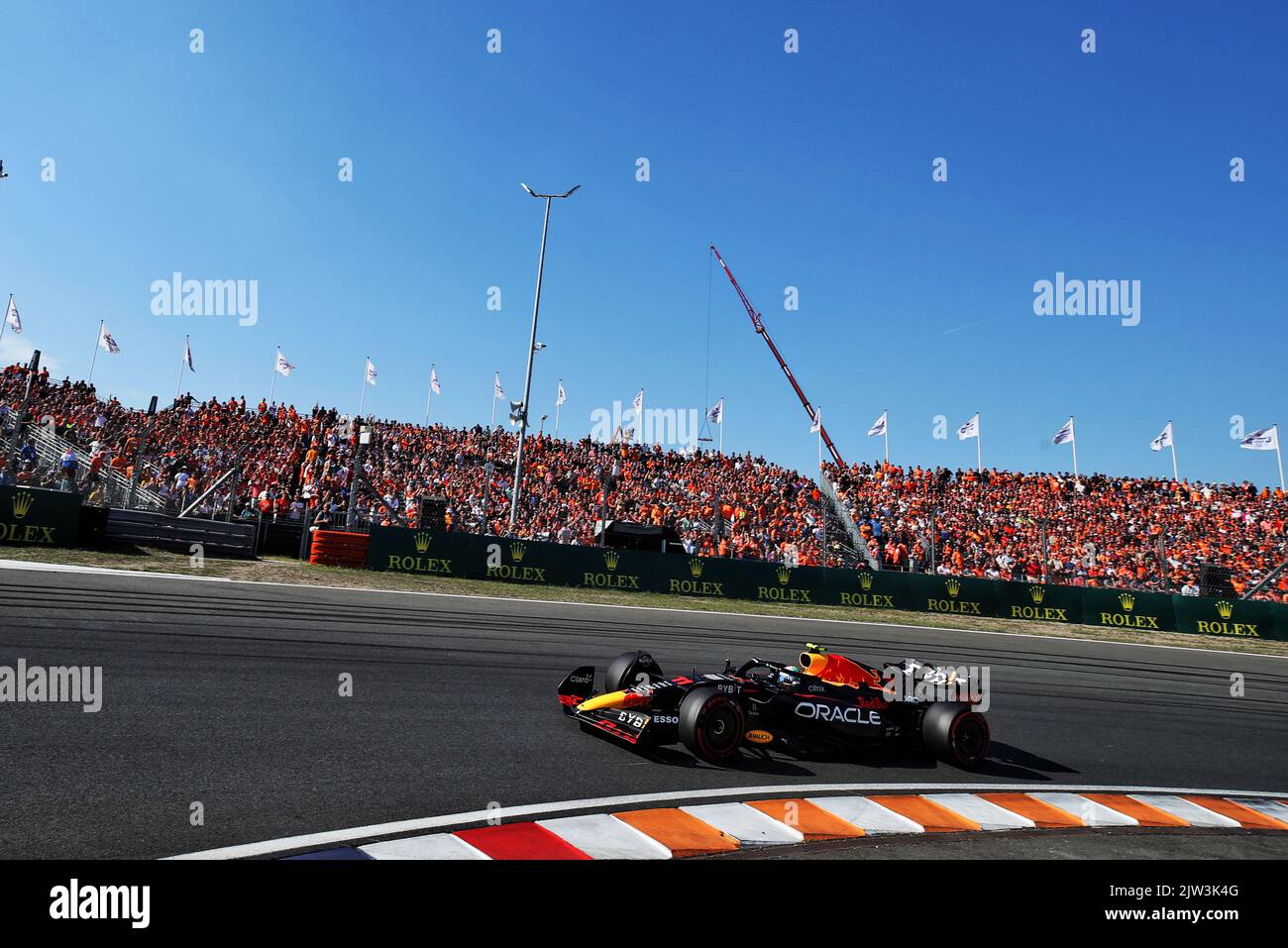 Sergio Perez (MEX) Red Bull Racing RB18. Dutch Grand Prix, Saturday 3rd ...