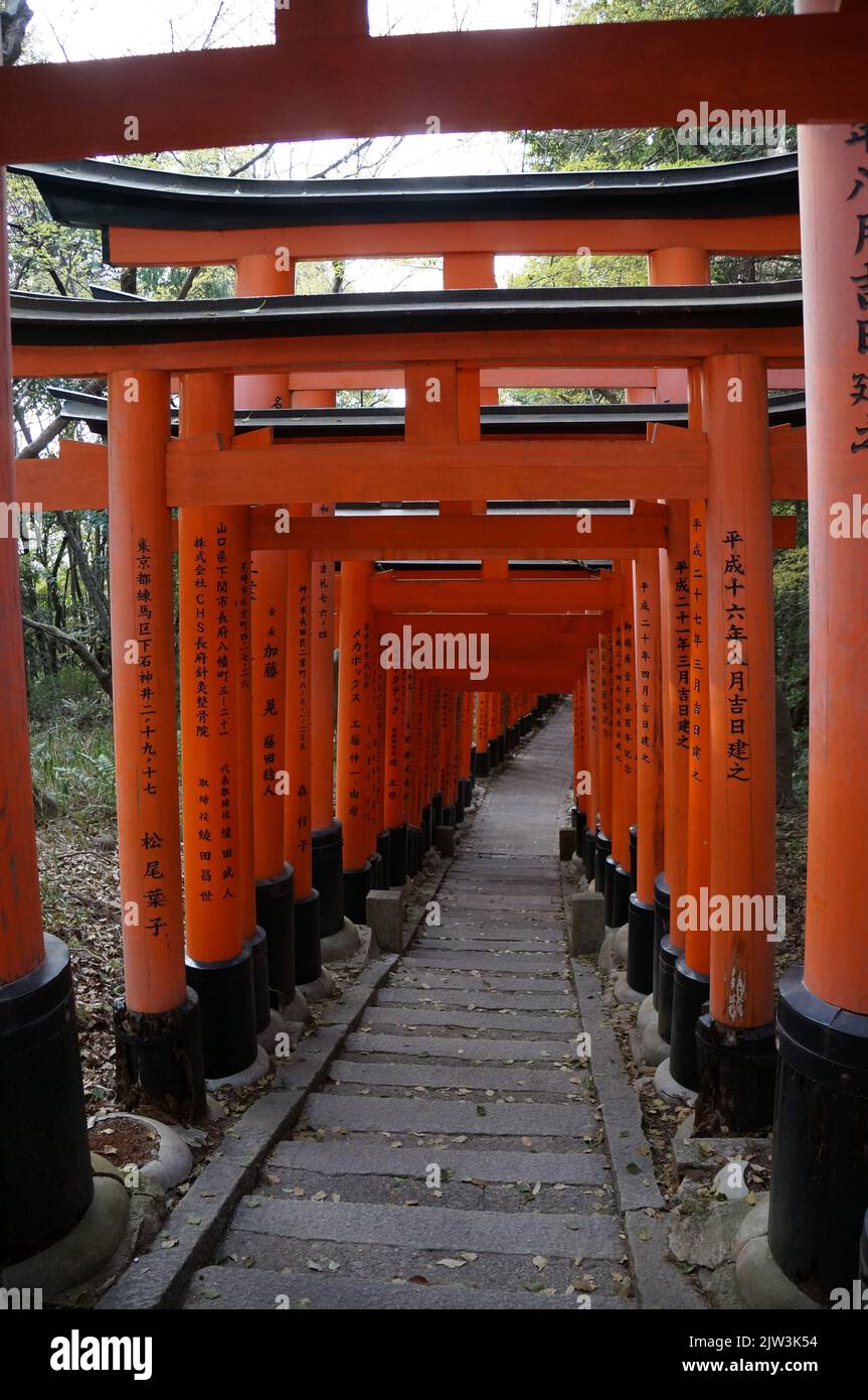 Inari shrine village hi-res stock photography and images - Alamy