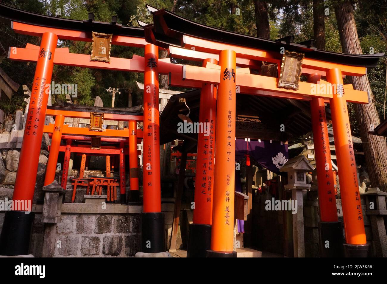 Fushimi Inari Shrine in Kyoto Japan Stock Photo - Alamy