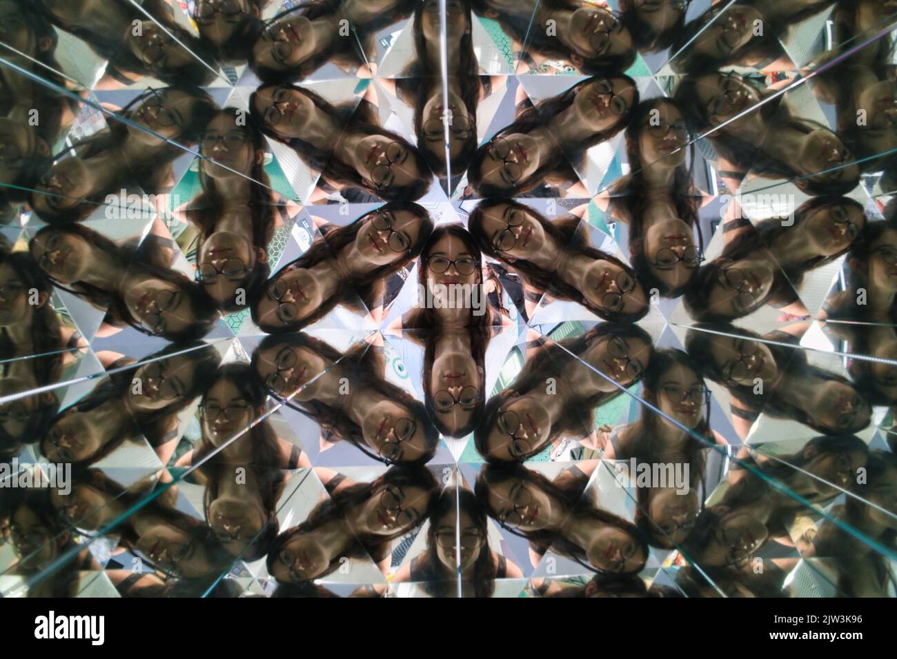 kaleidoscope of faces Stock Photo - Alamy