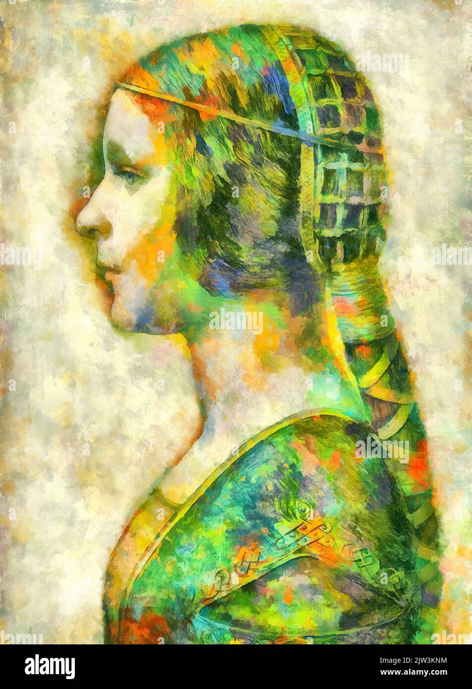 Portret leonardo da vinci hi-res stock photography and images - Alamy