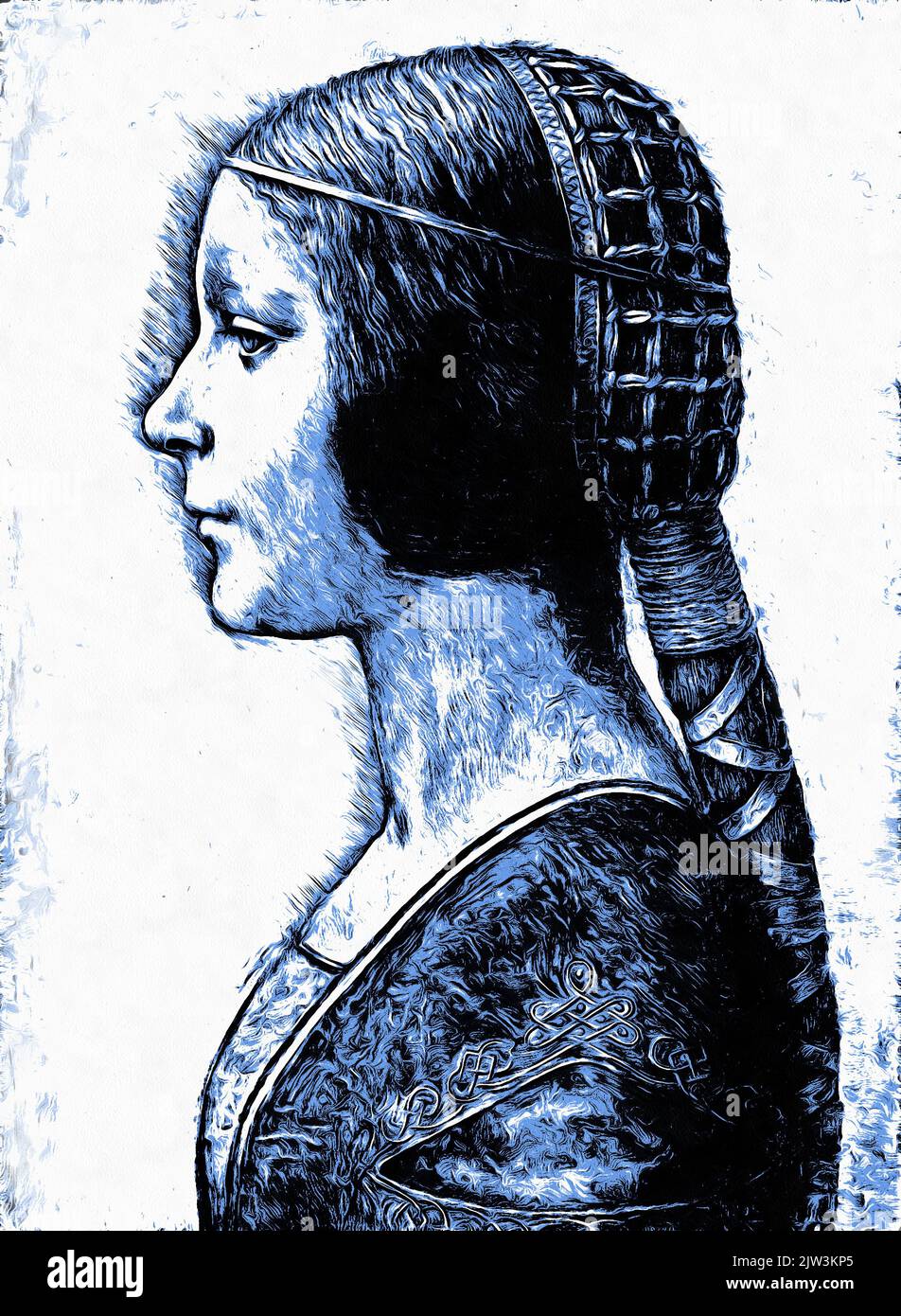 Portret leonardo da vinci hi-res stock photography and images - Alamy