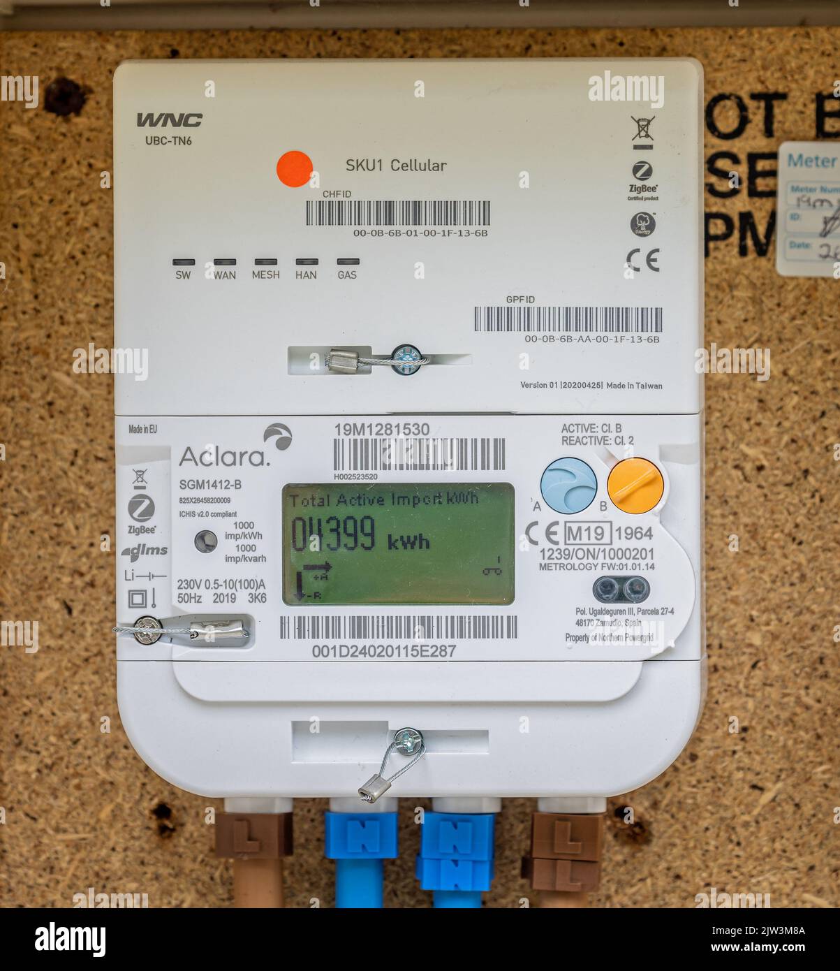 Smart meter outdoors meter box hi-res stock photography and images - Alamy
