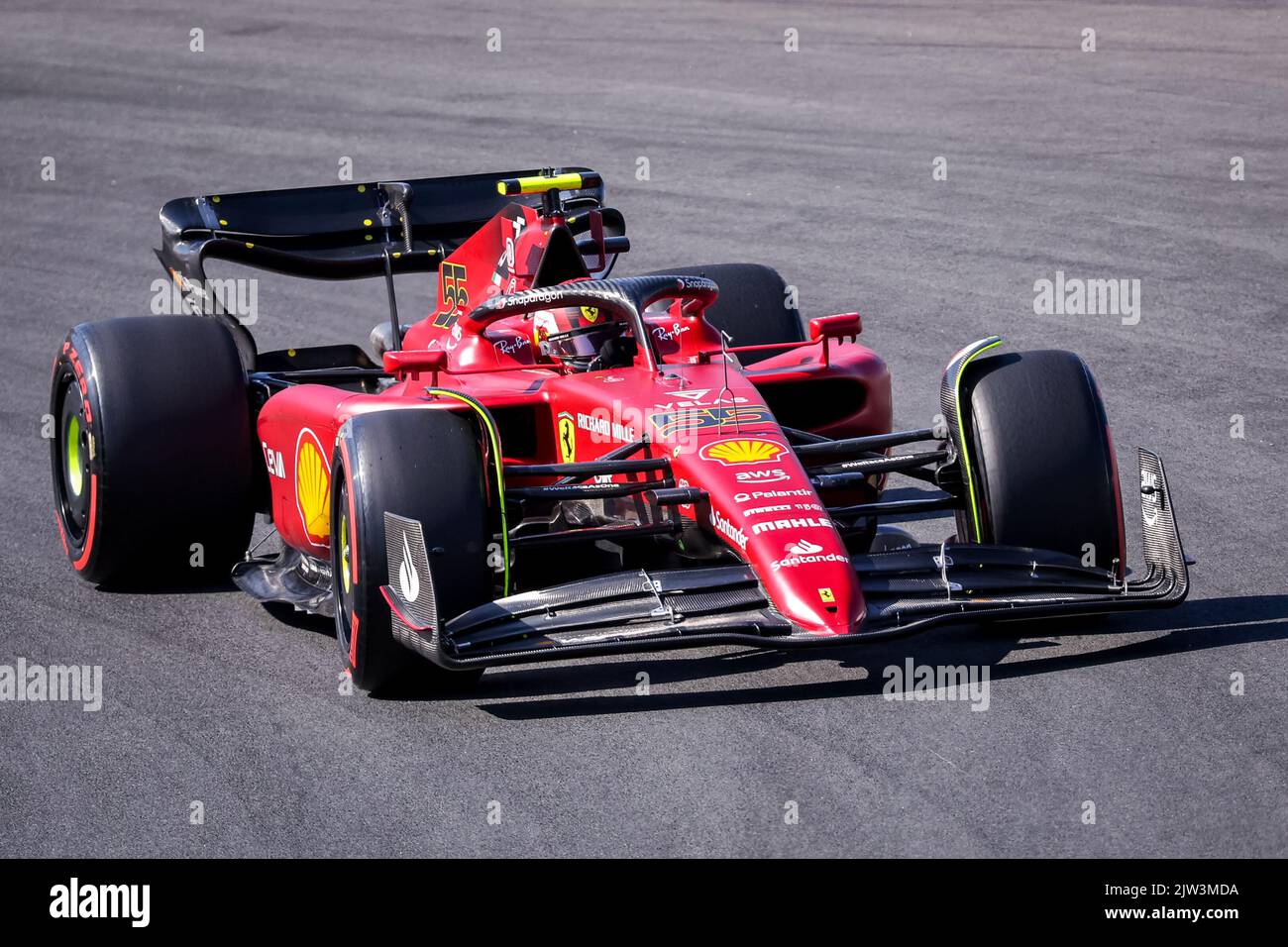 ZANDVOORT, NETHERLANDS - SEPTEMBER 3: Carlos Sainz of Spain and Ferrari ...