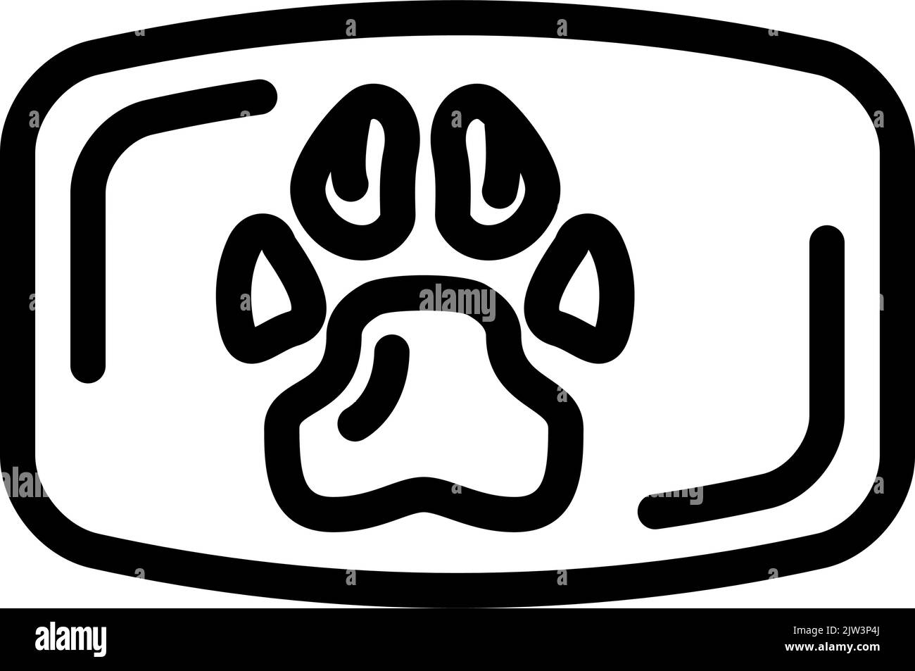 Black dog spa icon hi-res stock photography and images - Alamy