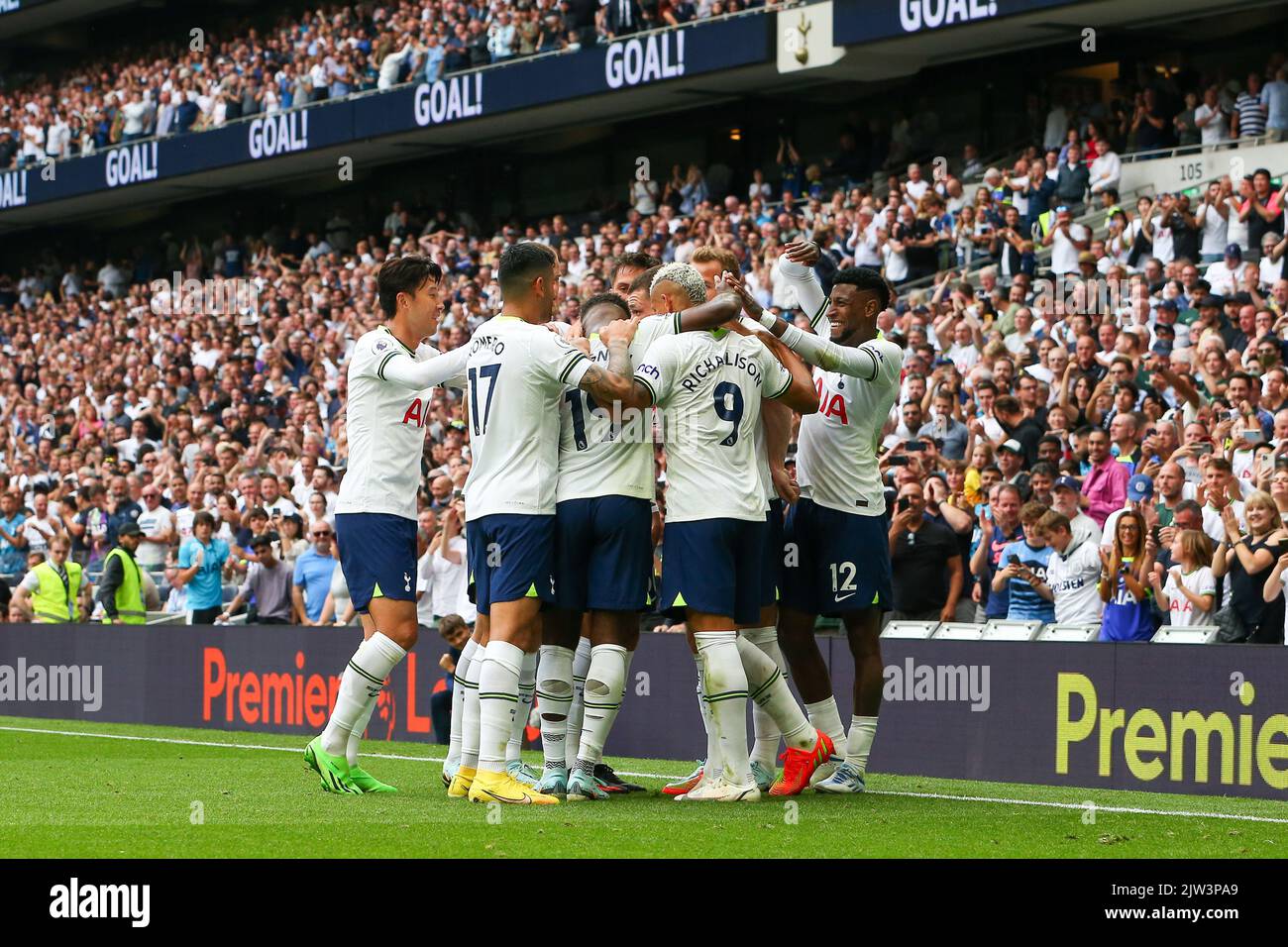 3rd September 2022; Tottenham Hotspur Stadium. Tottenham, London ...
