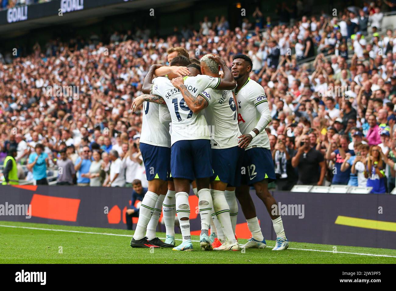 3rd September 2022; Tottenham Hotspur Stadium. Tottenham, London ...