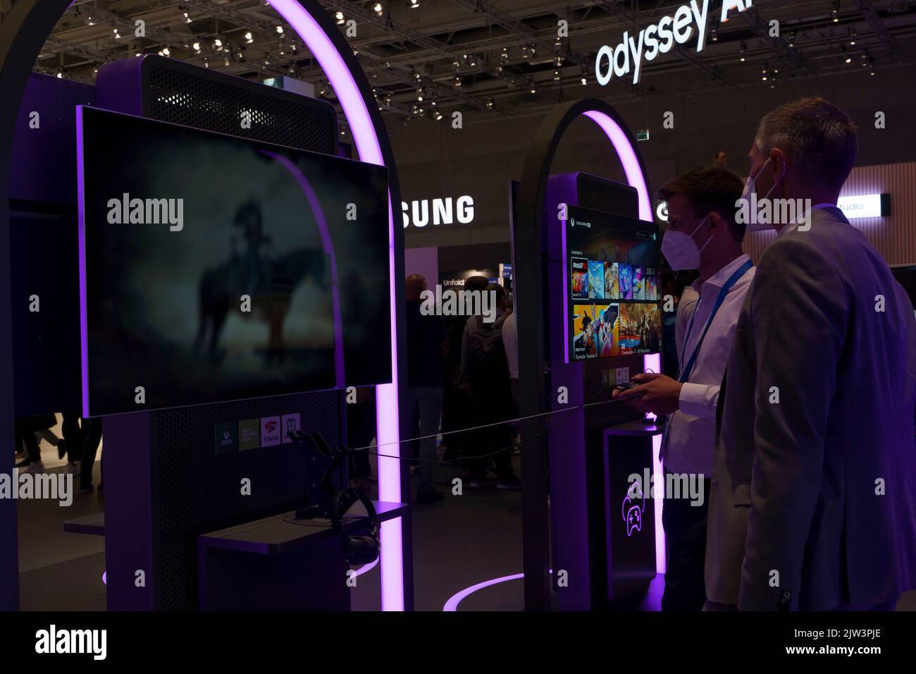 Berlin, Berlin, Germany. 1st Sep, 2022. Samsung .Press conference ...