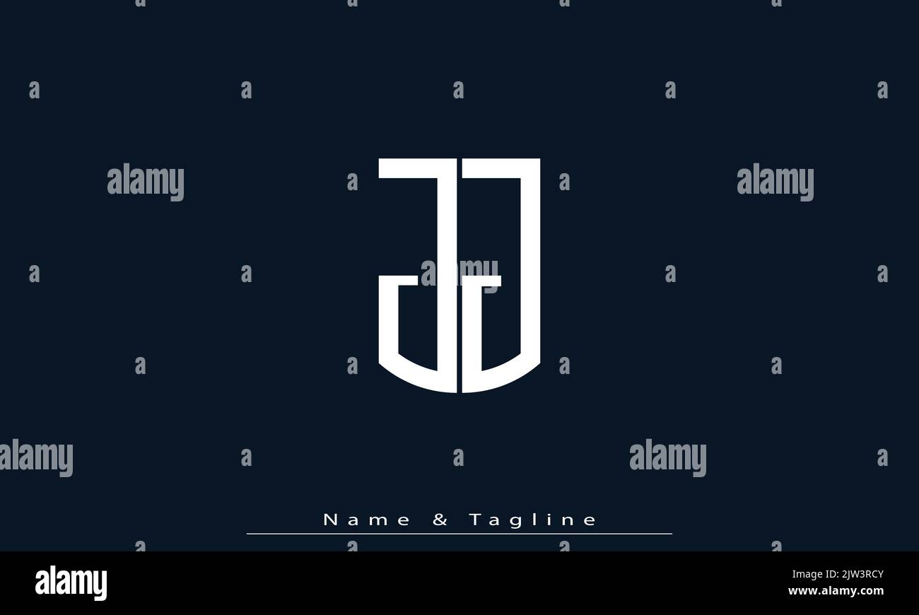 Alphabet letters Initials Monogram logo JJ Stock Vector Image & Art - Alamy